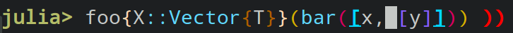 Rainbow Brackets · OhMyREPL Rainbow Brackets · OhMyREPL